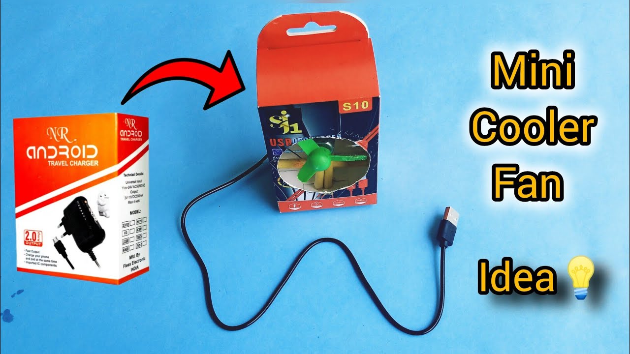 how to make mini cooler fan at home//toy cooler fan making. - YouTube