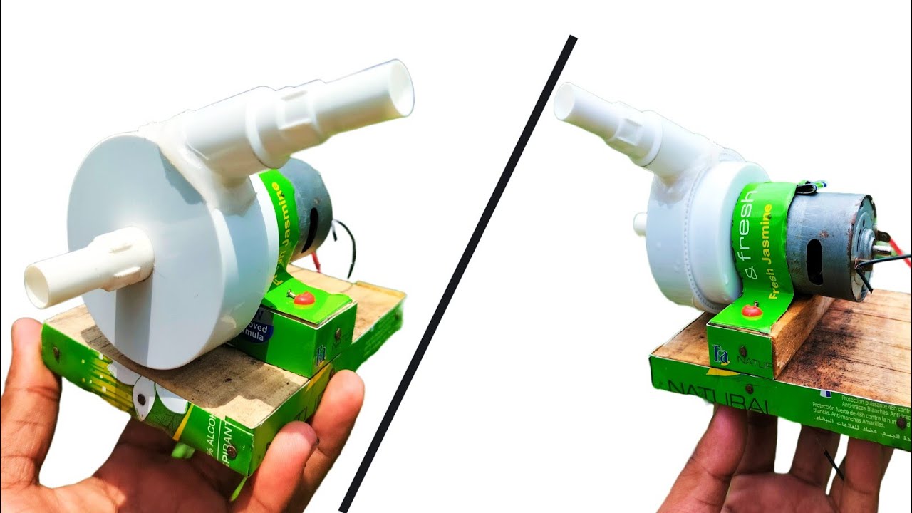 How to make a powerful water pump at Home || Amazing Water pump making ...