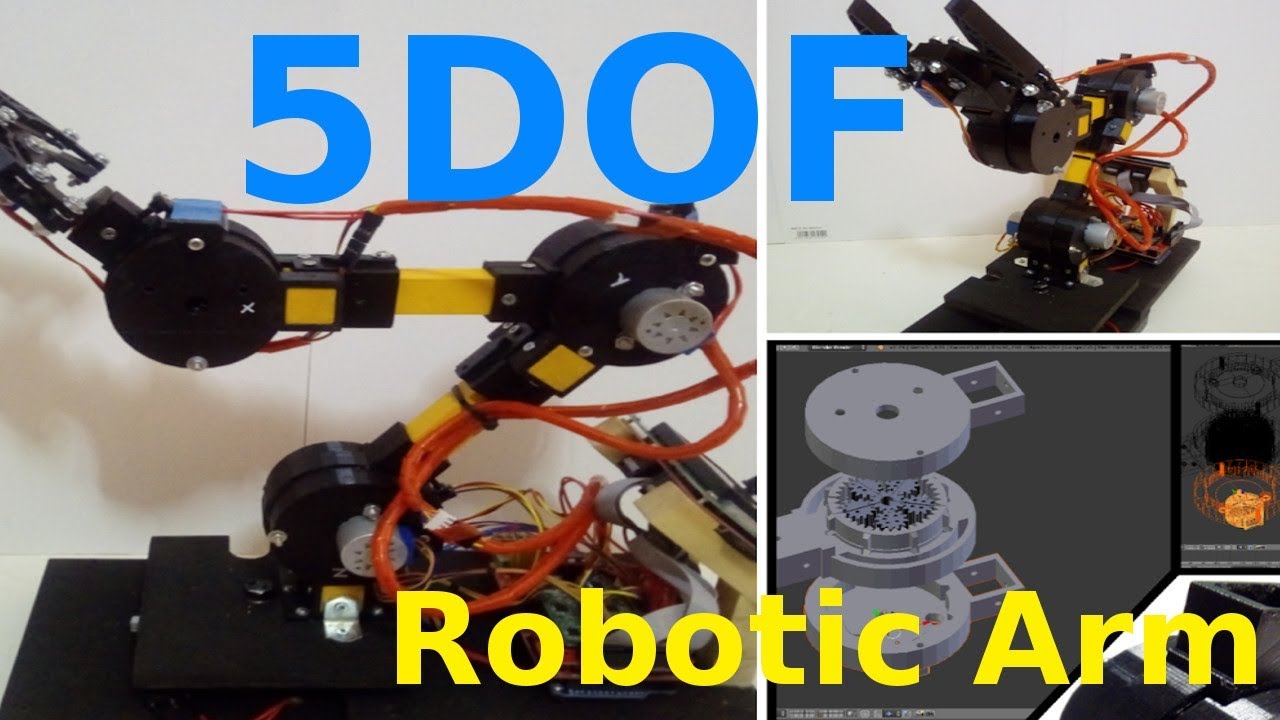 5DOF RoboArm - YouTube
