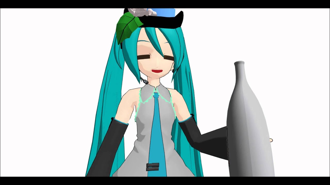 [MMD] MIKU IS DRUNK - YouTube