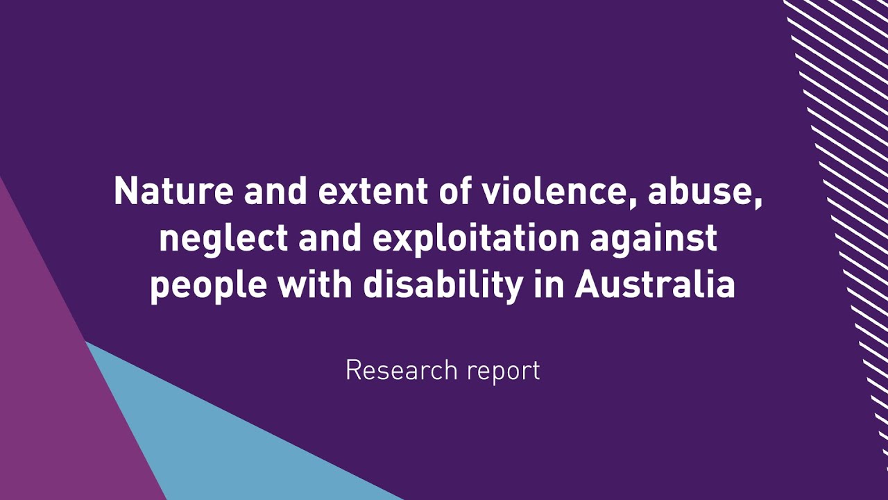 Research Report - Nature and extent of violence, abuse, neglect and ...