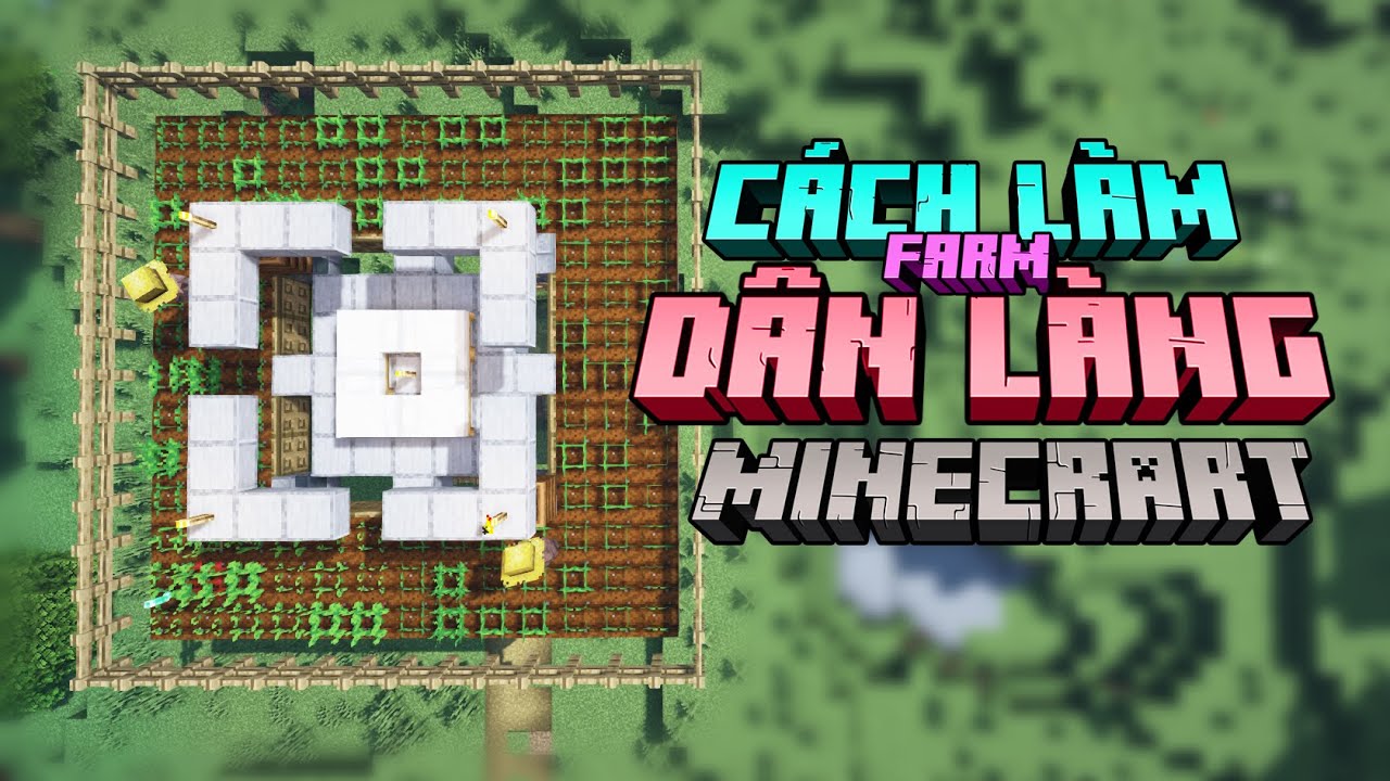 Cách Làm Máy Farm Dân Làng Minecraft - YouTube