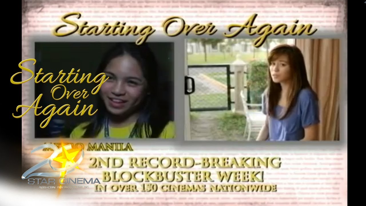 Starting Over Again (Pinagkakaguluhan na sa lahat ng sulok ng Pilipinas ...