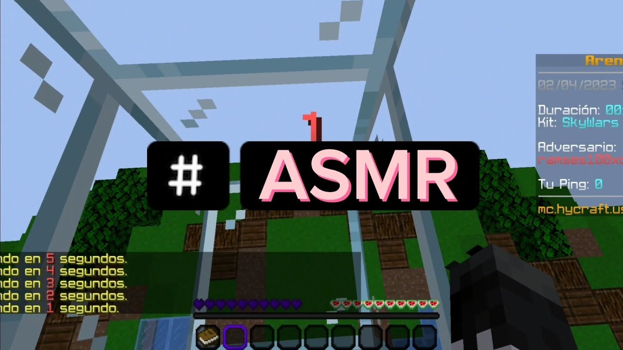 ASMR PVP MINECRAFT - YouTube