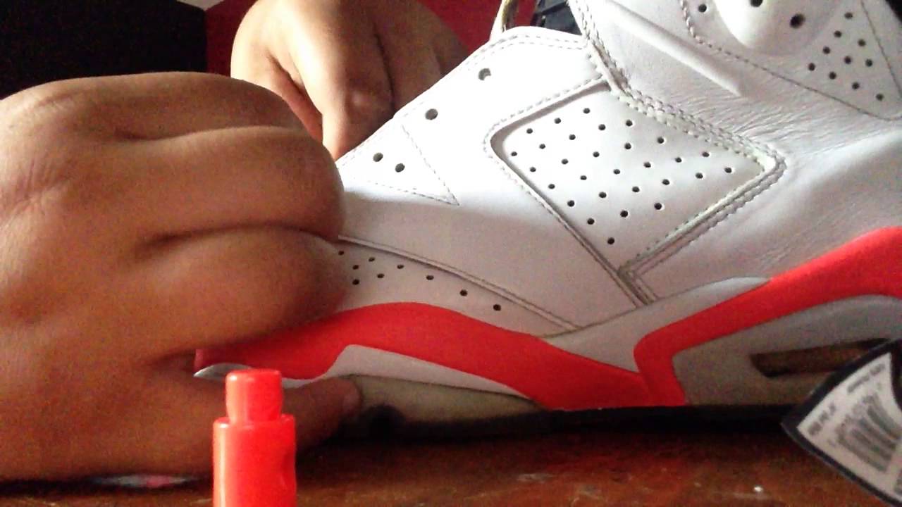 How to lace infrared 6s - YouTube
