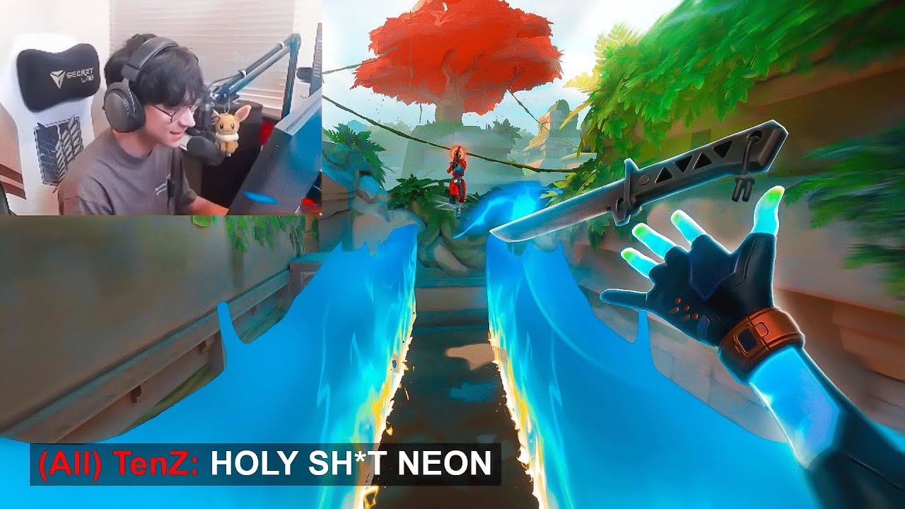 STREAMERS React to my NEON Movement - YouTube