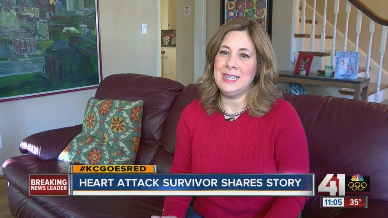 Heart attack survivor shares story - YouTube