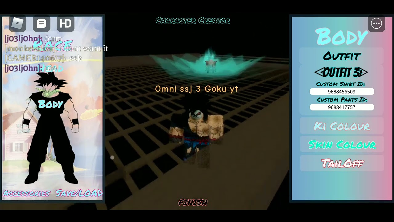 How to make oc in dragon Ball rp aruze - YouTube