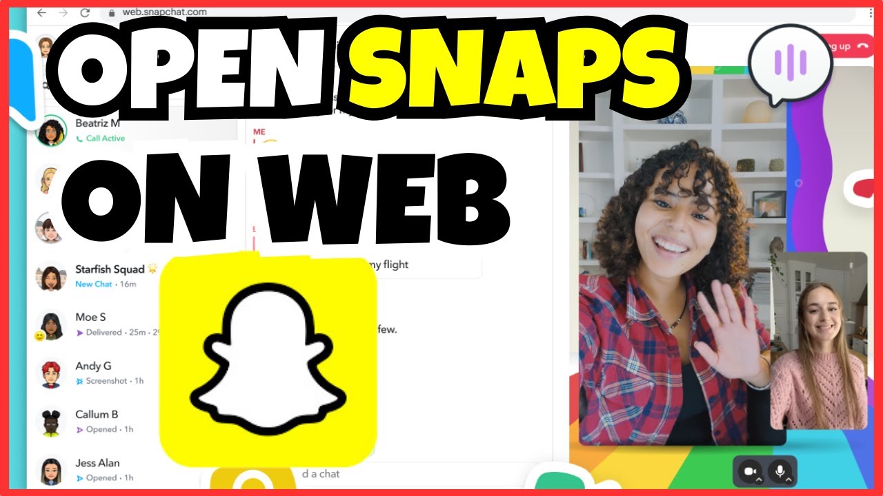 How to Open Snaps on Snapchat Web | Full Guide - YouTube