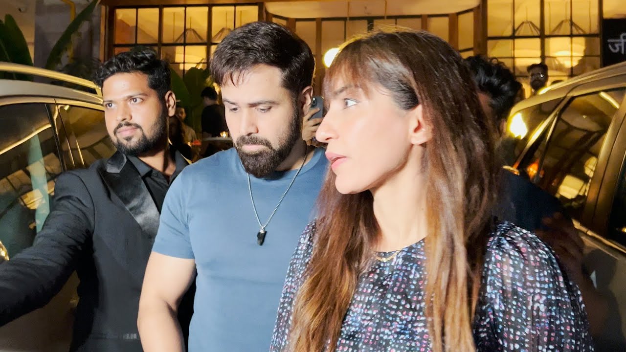 Emraan Hashmi With Wife Parveen Shahani Spotted In Bandra || Bollywood ...