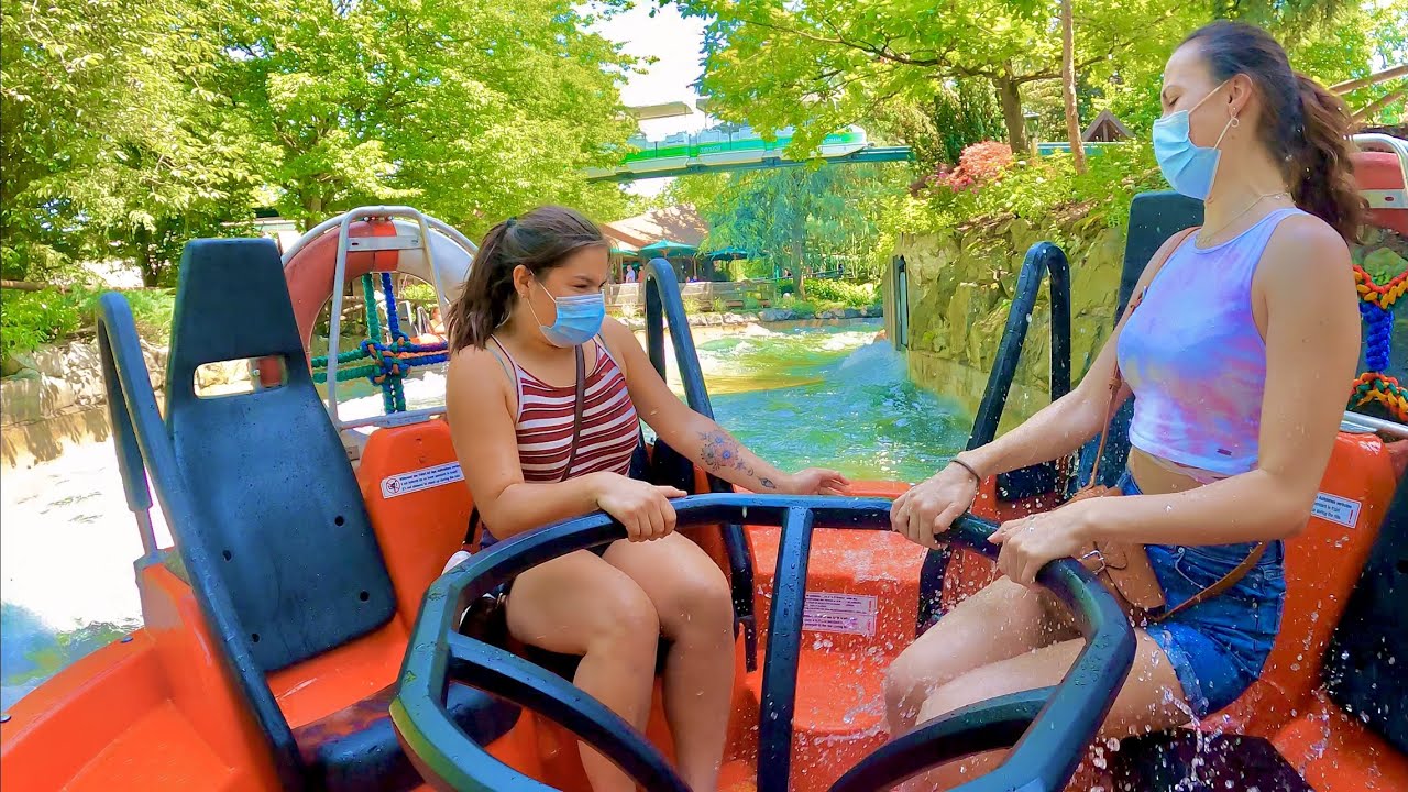 Wild River Ride at Theme Park Europa-Park in Germany - YouTube