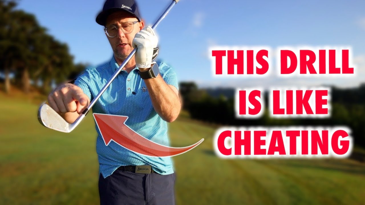 How To Hit Dead Straight Golf Shots - Simple Swing Drill - YouTube