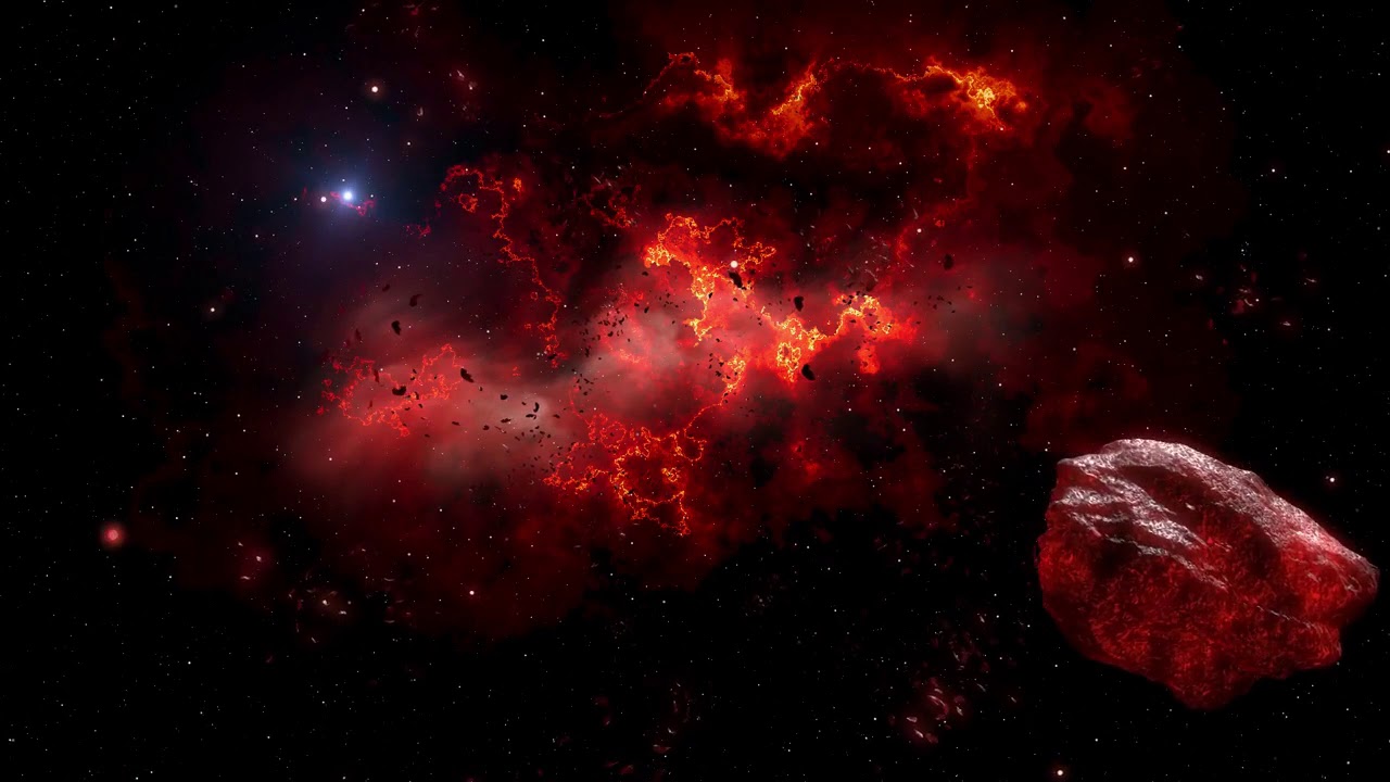 Red Nebula ,Looping Motion Background, Animated Wallpaper, Lively ...