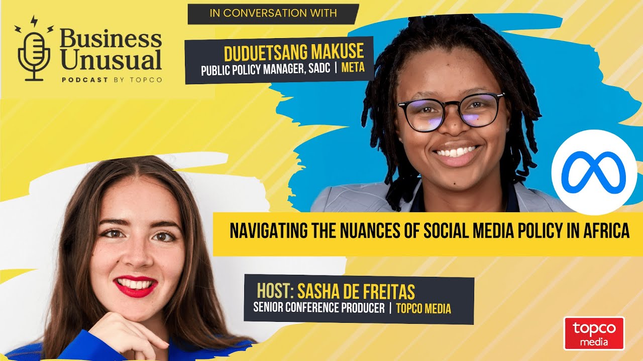 Duduetsang Makuse (Meta): "I Navigate Social Media Policy in Africa ...