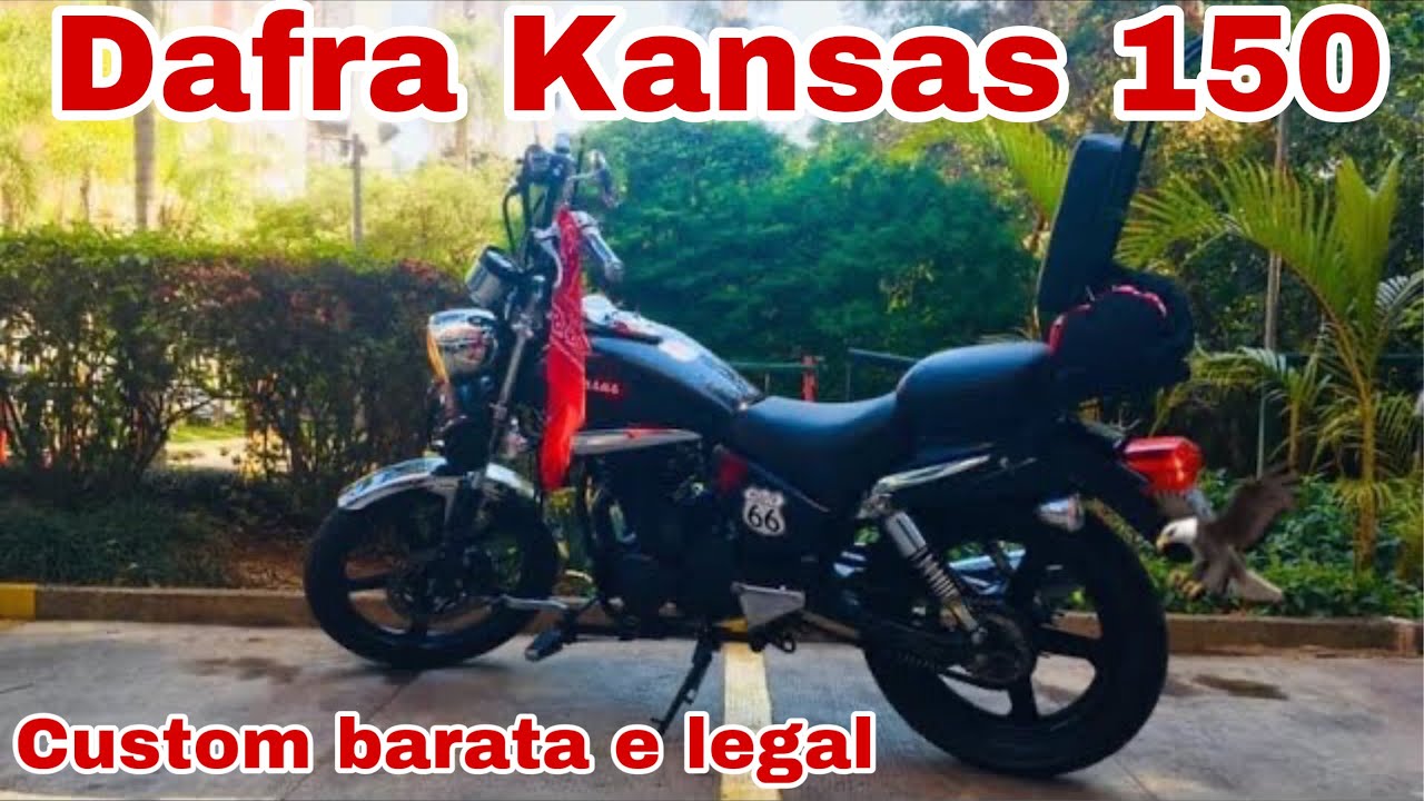 Kansas 150 Customizada, uma Custom divertida sem gastar muito. Moto ...