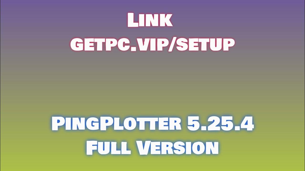 🔸PingPlotter 5.25.4🚀 HOW TO INSTALL 💻PC/LAPTOP [TUTORIAL 2024 no charge🌟] - YouTube