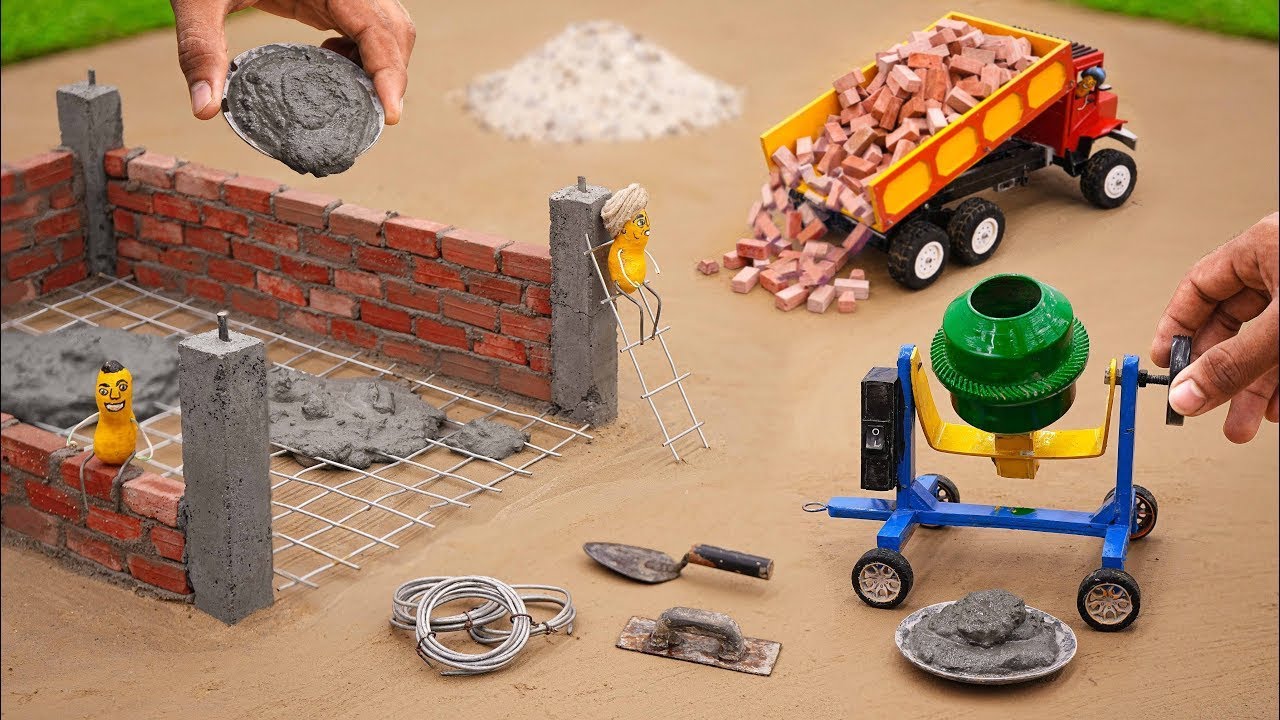 diy mini truck house building construction science project | mini ...
