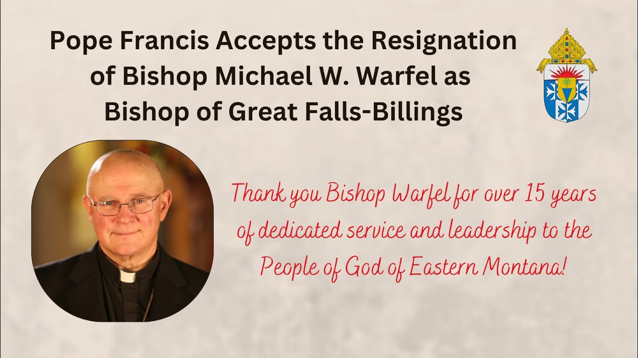 Bishop Warfel Addresses the People of God of Eastern Montana - YouTube