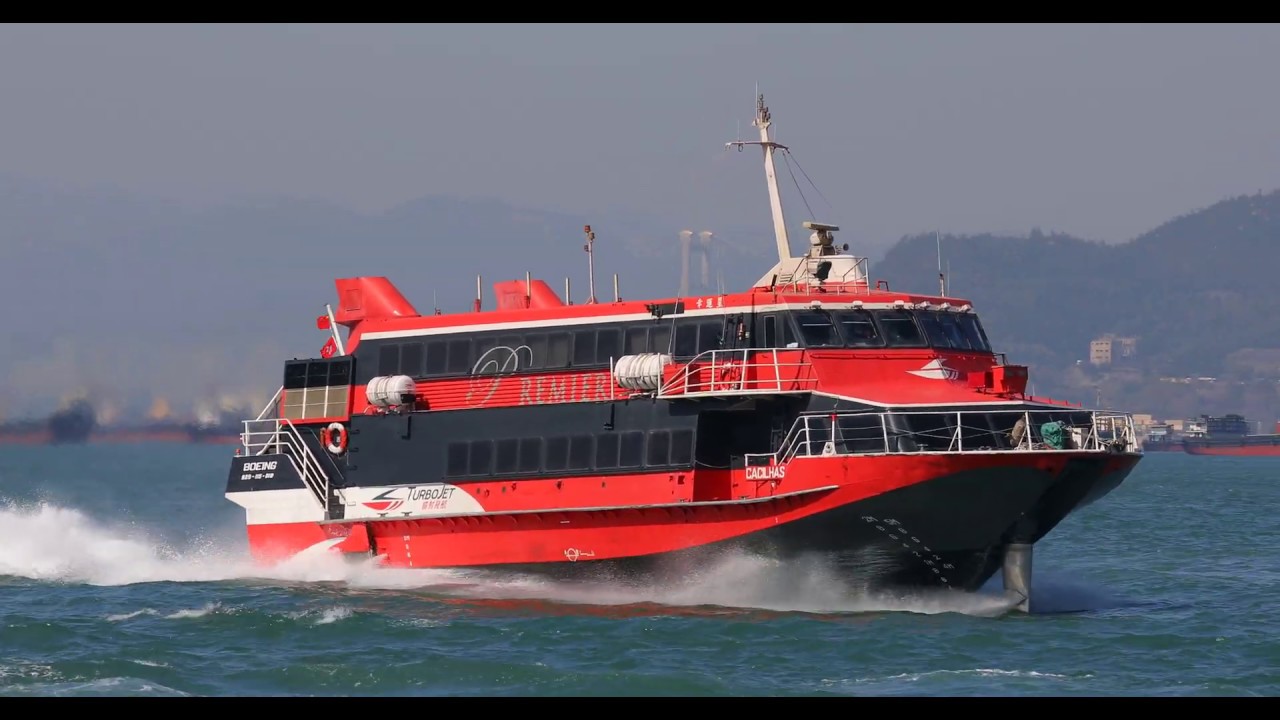 [Boeing Jetfoil 929-115]「幸運星」降落, 「CACILHAS」landing - YouTube