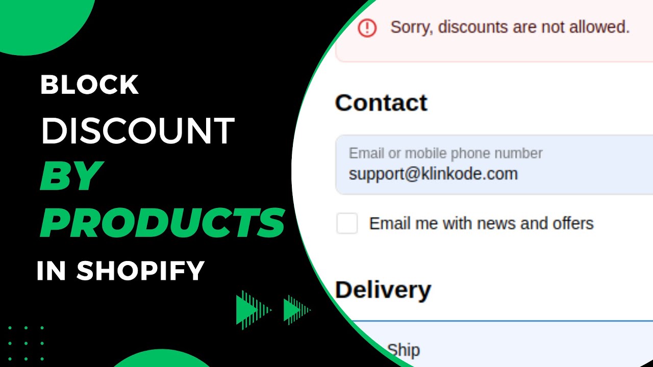 Shopify: How to Block Discounts for Specific Collections or Products ...