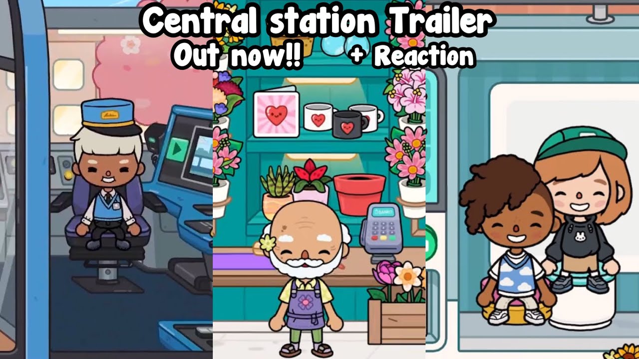 Central Station Trailer Out Now!!🚆 | New Update | Toca life world - YouTube