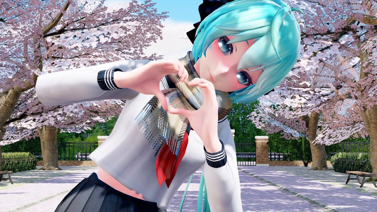 Mmd 愛の詩 Ai No Uta Hd60fps Youtube