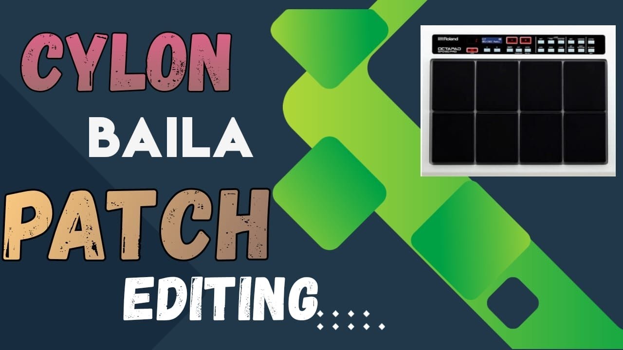 Cylon Baila patch editing || Roland spd 20 pro || tutorial Tamil ...
