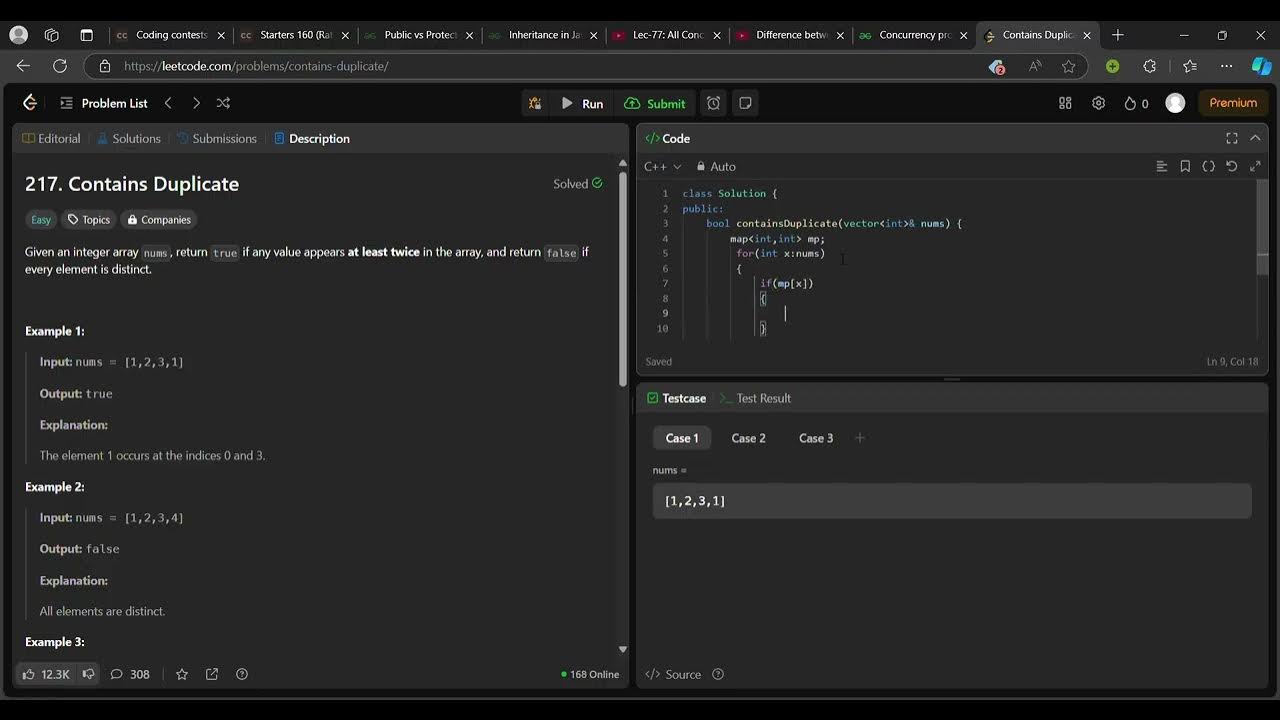Contains Duplicate LeetCode - YouTube