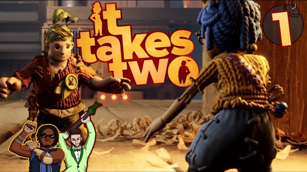 It Takes Two Let's Play - Divorce Pls - PART 1 - YouTube