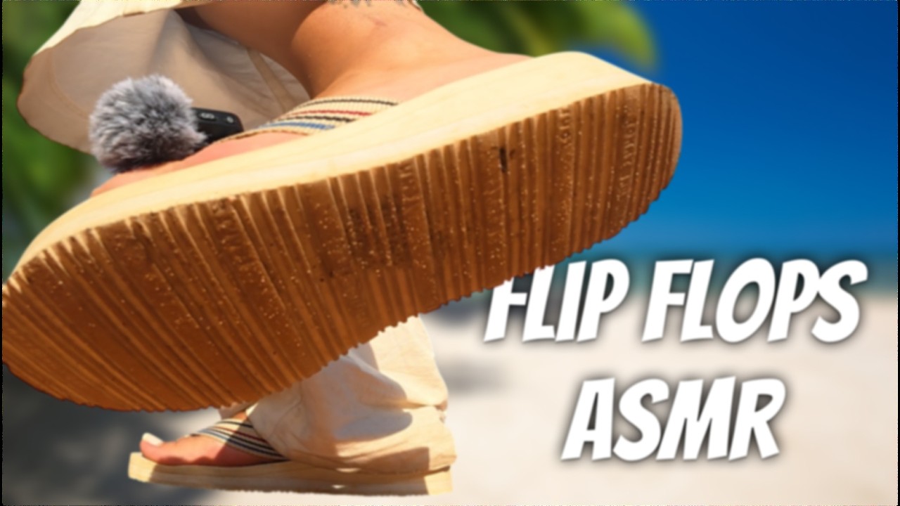 ASMR with flip-flops and sand l PrincessYork - YouTube
