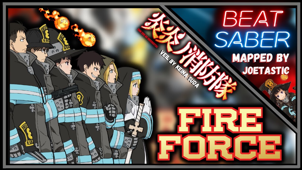 Beat Saber - Fire Force ED - [ Veil By Keina Suda ] - YouTube