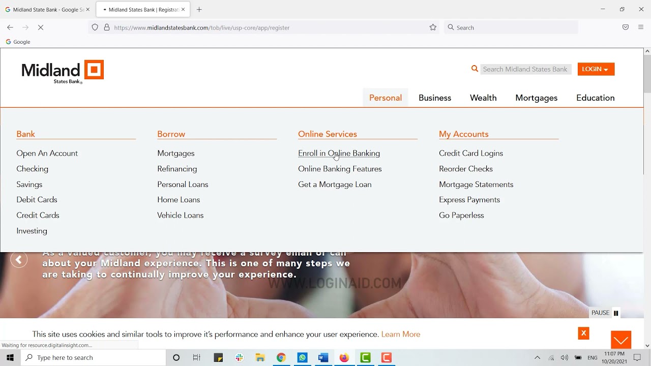 Create Midland States Bank Online Account 2021 | Midland States Bank ...