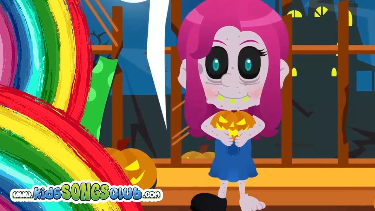 TEN 10 Little Zombies | BABY NURSERY RHYMES KidsSongsClub - YouTube