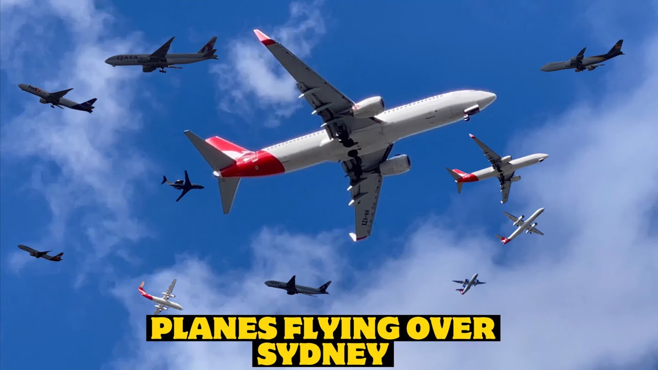 PLANES FLYING OVER SYDNEY IN 30 MINUTES || UNCUT VIDEO - YouTube
