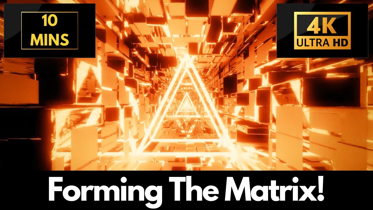 Forming The Matrix Console Screensaver | 10 Minute Live Screensaver ...