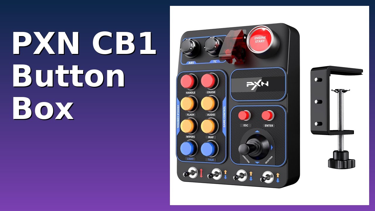 BEWERTUNG (2025): PXN CB1 Button Box. WESENTLICHE Einzelheiten - YouTube