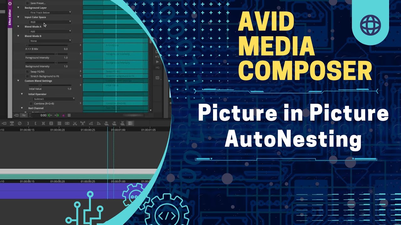 Picture in Picture & Nesting Effects in Avid Media Composer - YouTube