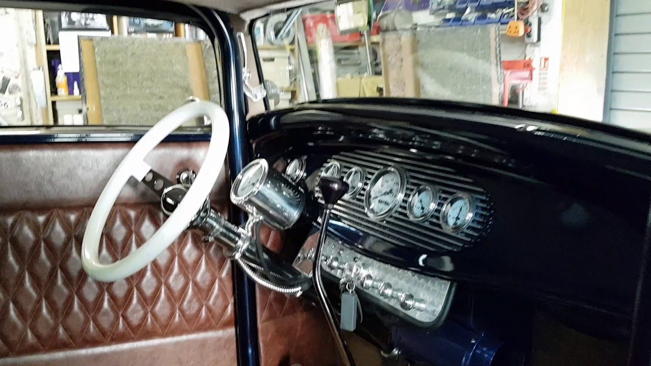 32 Ford model B interior - YouTube