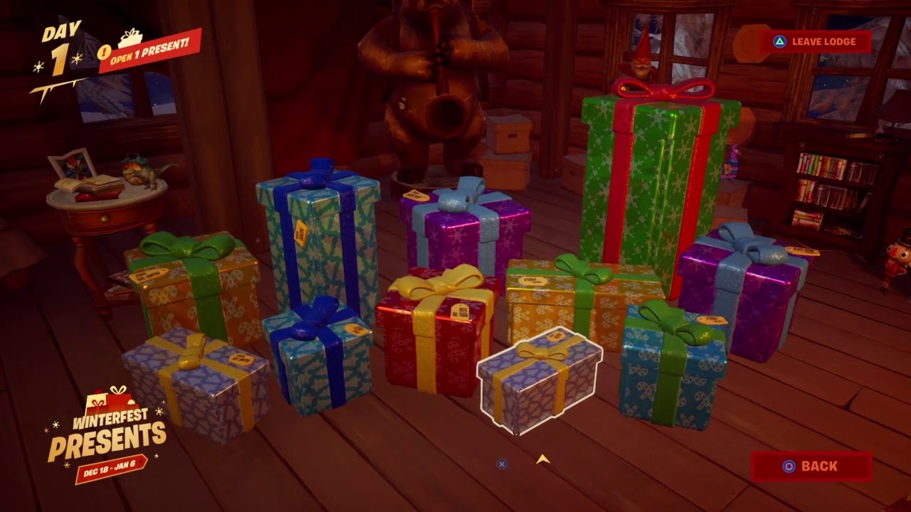 How to get peppermint pickaxe in fortnite Xmas present...PICK ME! - YouTube
