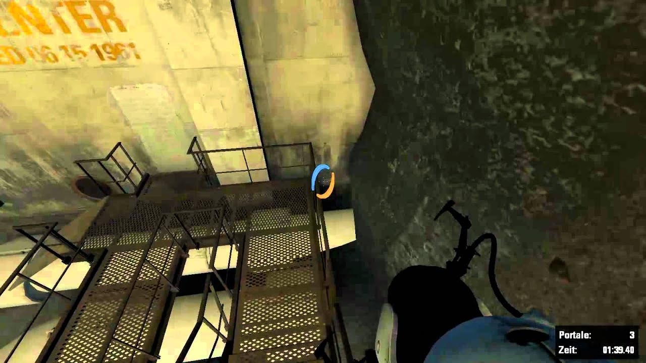 Portal 2 - Underground - 5 Portals - YouTube