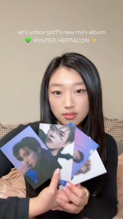 got7 winter heptagon unboxing 🐥💚 - YouTube