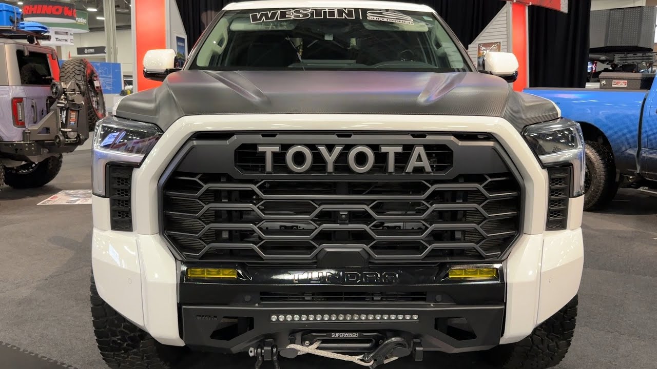 Custom 2022 Toyota Tundra by Westin and Superwinch - YouTube
