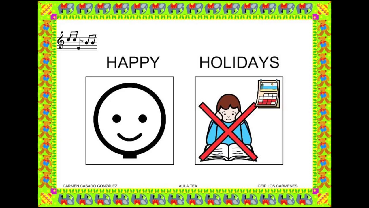 HELLO REINDEER CON PICTOGRAMAS - YouTube