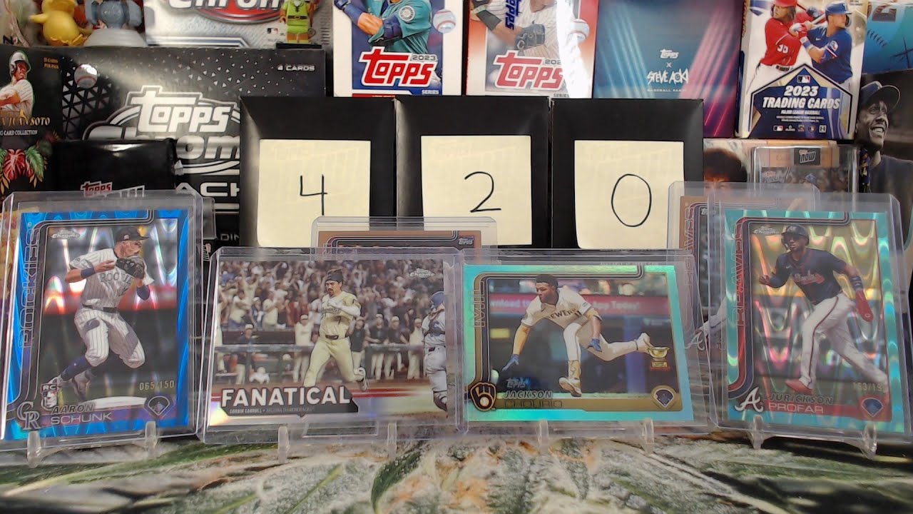 4 Fanatics Exclusive Boxes; Two Series 2 Blasters and Two Chrome Megas ...