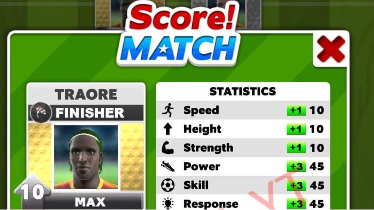 SCORE! MATCH NEW GOLDEN PLAYER “ TRAORE - FINISHER “ #scorematch ...