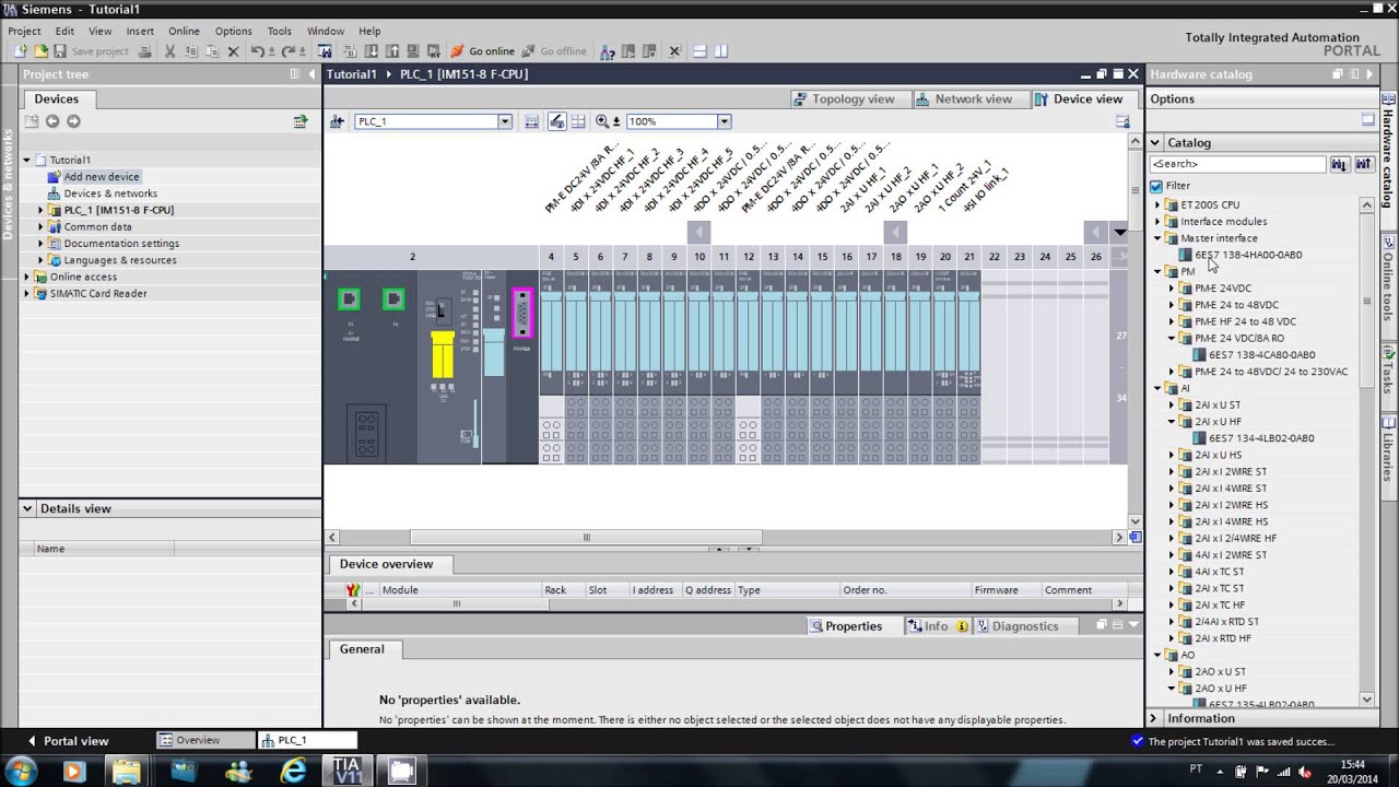 Fast Siemens TIA V11 Tutorial - YouTube