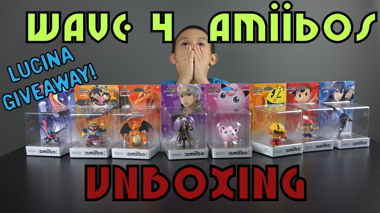Wave 4 amiibo Unboxing - YouTube