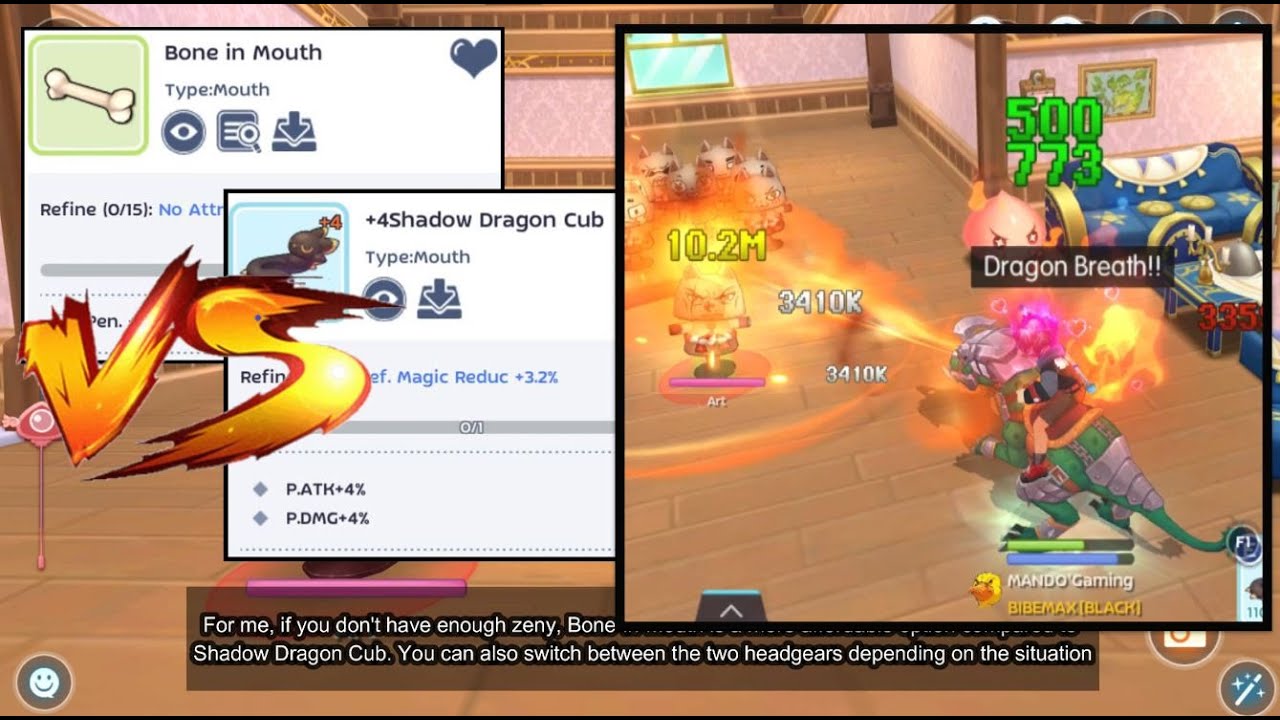 2025 ROMC - HG DAMAGE TEST (Mouth) Bone-in-Mount VS Shadow Dragon Cub ...