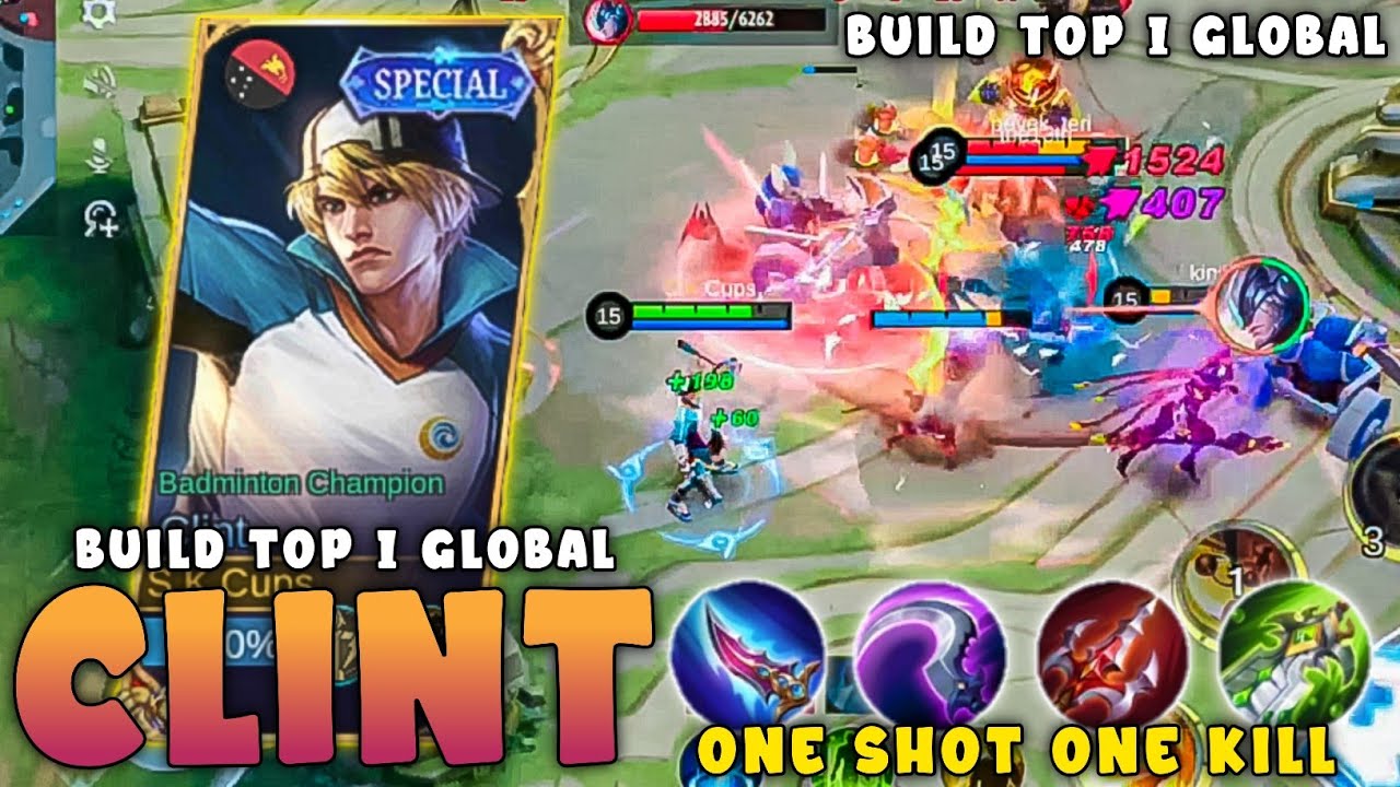Clint Best Build 2023 !!! 100% Brutal One Shot Clint Burst Demage ...