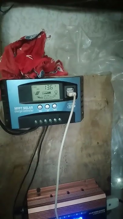 mini solar set up po tau gamit namin pang ilaw charge cp ok na ok sya 😊👍 - YouTube